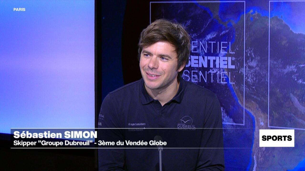 Vendée Globe : Le 3ème Sébastien Simon "rêve" de remporter la course un ...