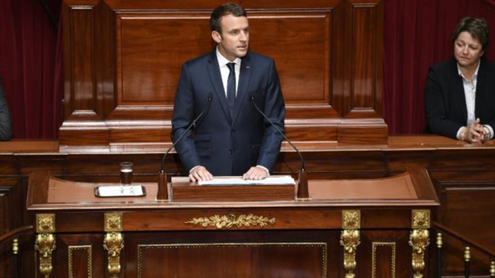 Emmanuel Macron defendió y presentó sus prioridades delante del Congreso