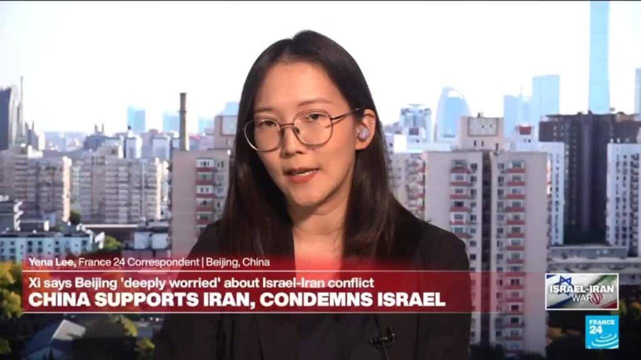 China supports Iran, condemns Israel - France 24