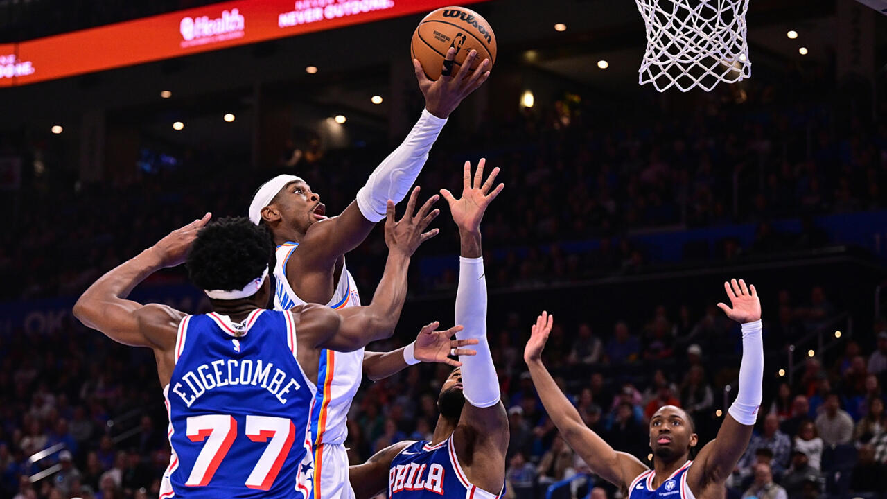 NBA-best Thunder end skid while Kawhi hits career-high 55