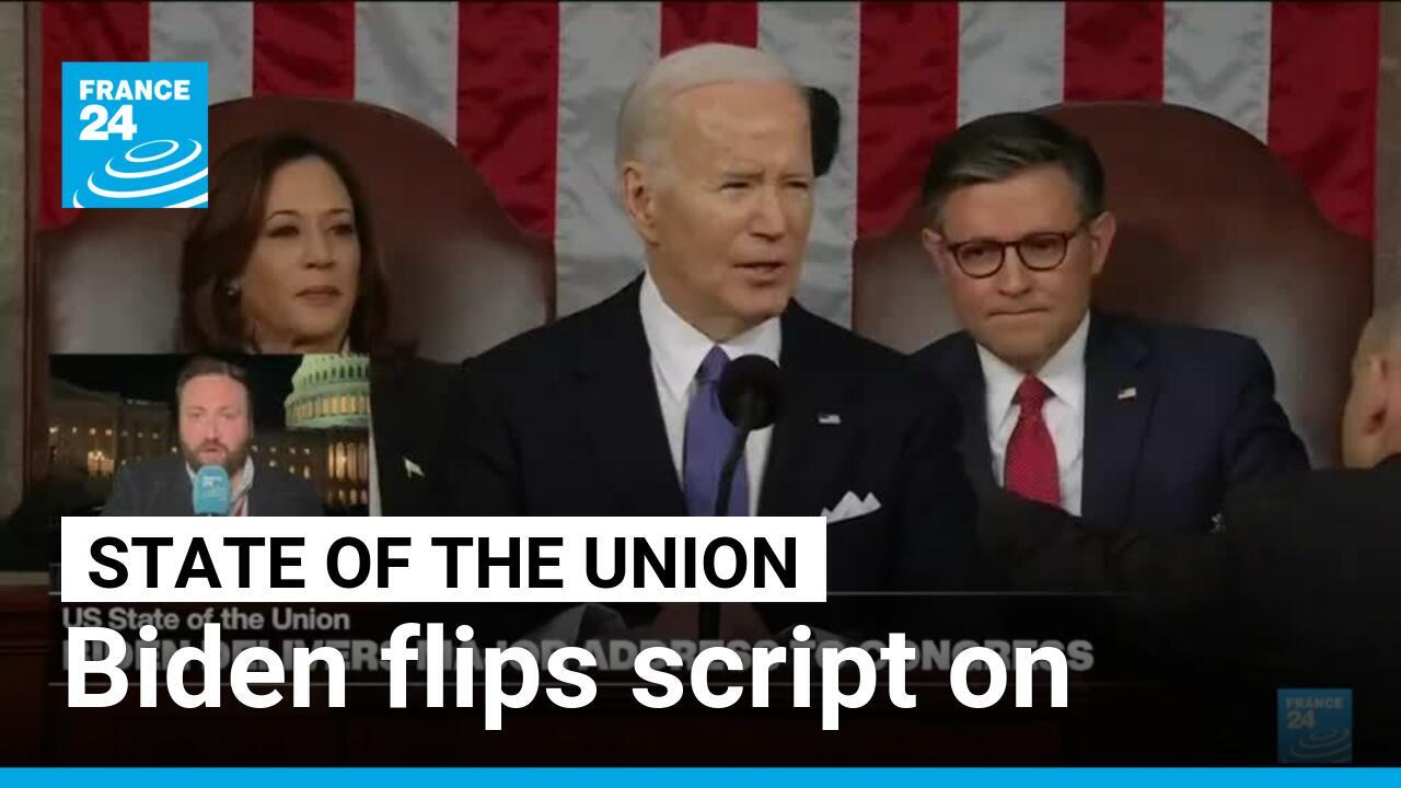 Biden tries to flip the script on his age, immigration policy in State ...