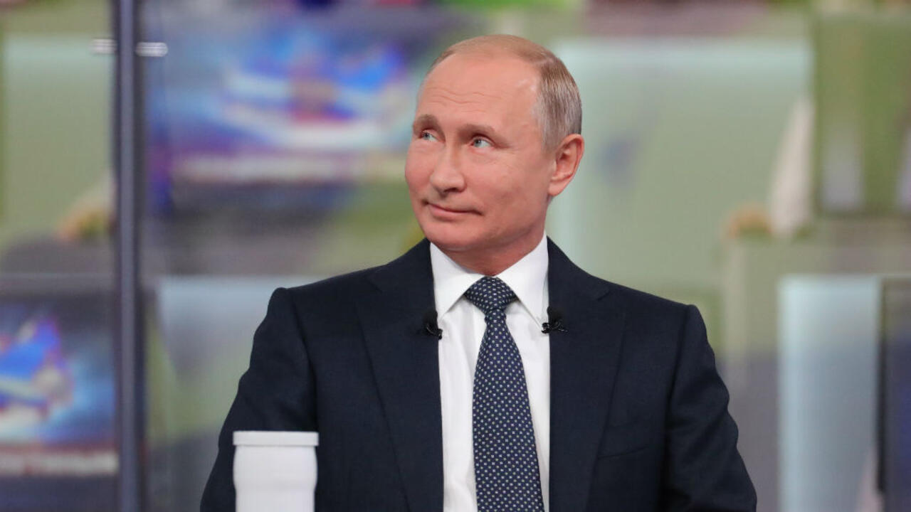Putin takes aim at West in annual Q&A with Russians