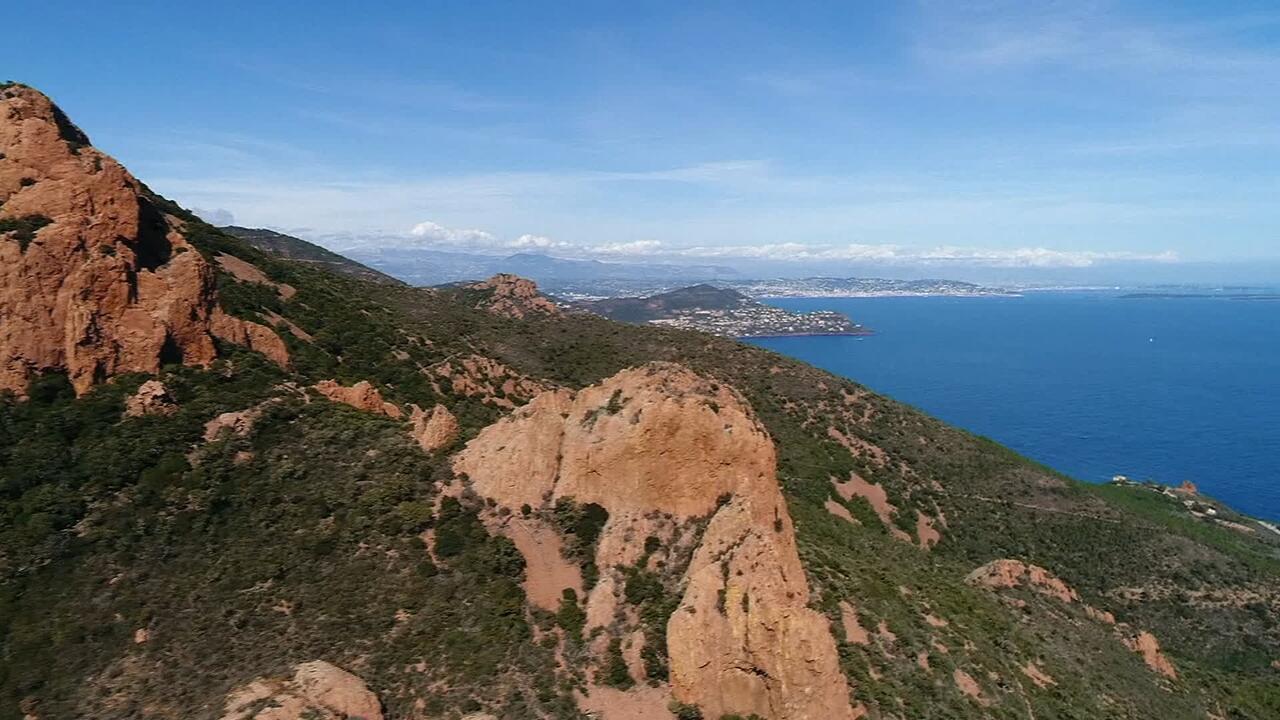 Rugged and red: France's Esterel mountains - You are here
