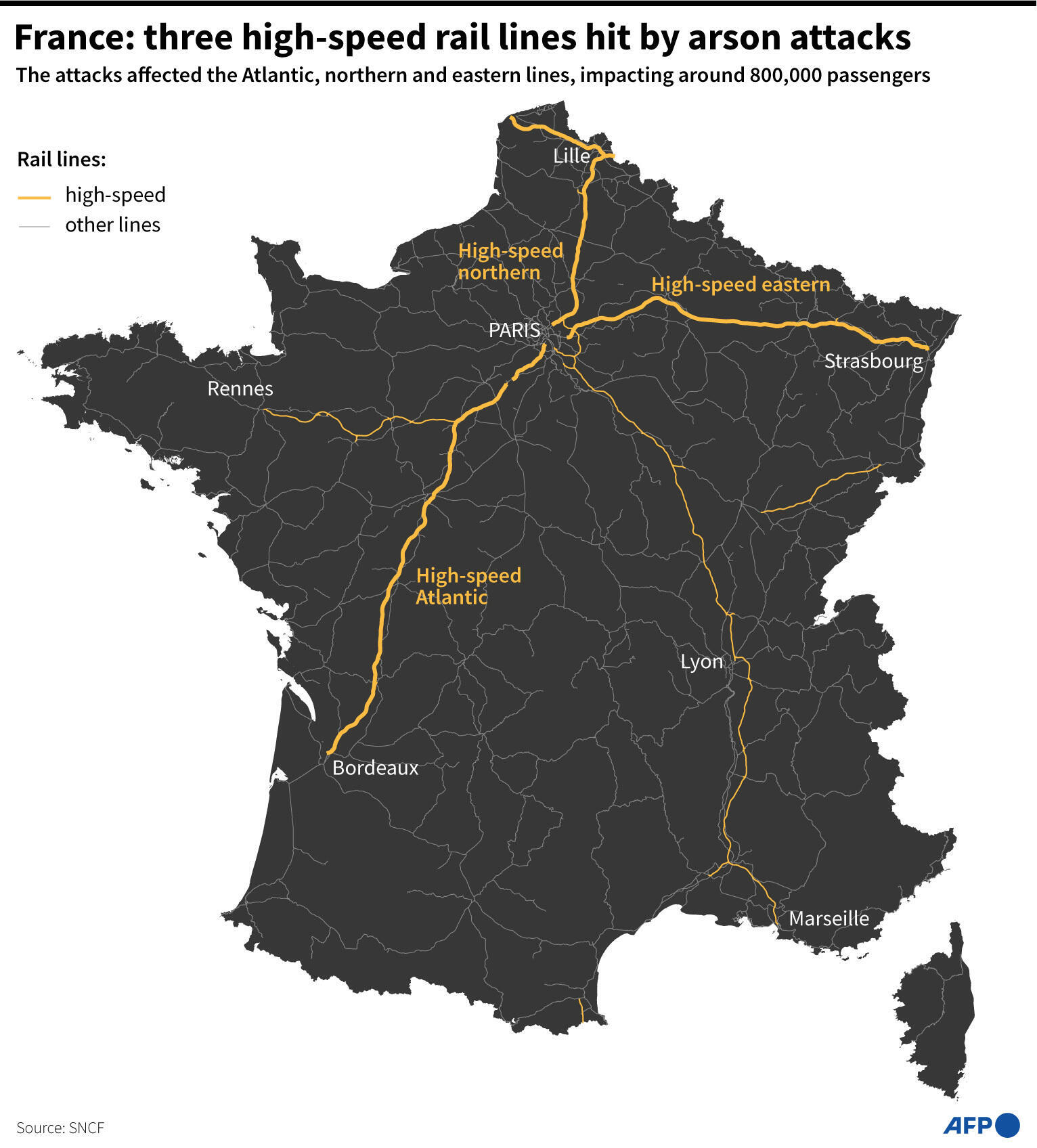 'Sabotage' on French rail network before Olympics: What we know