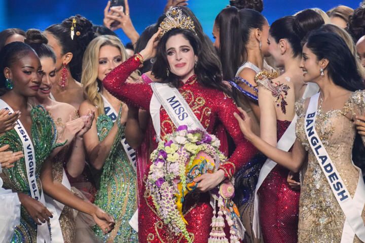 Mexico's Fatima Bosch wins chaotic Miss Universe pageant marred by ...