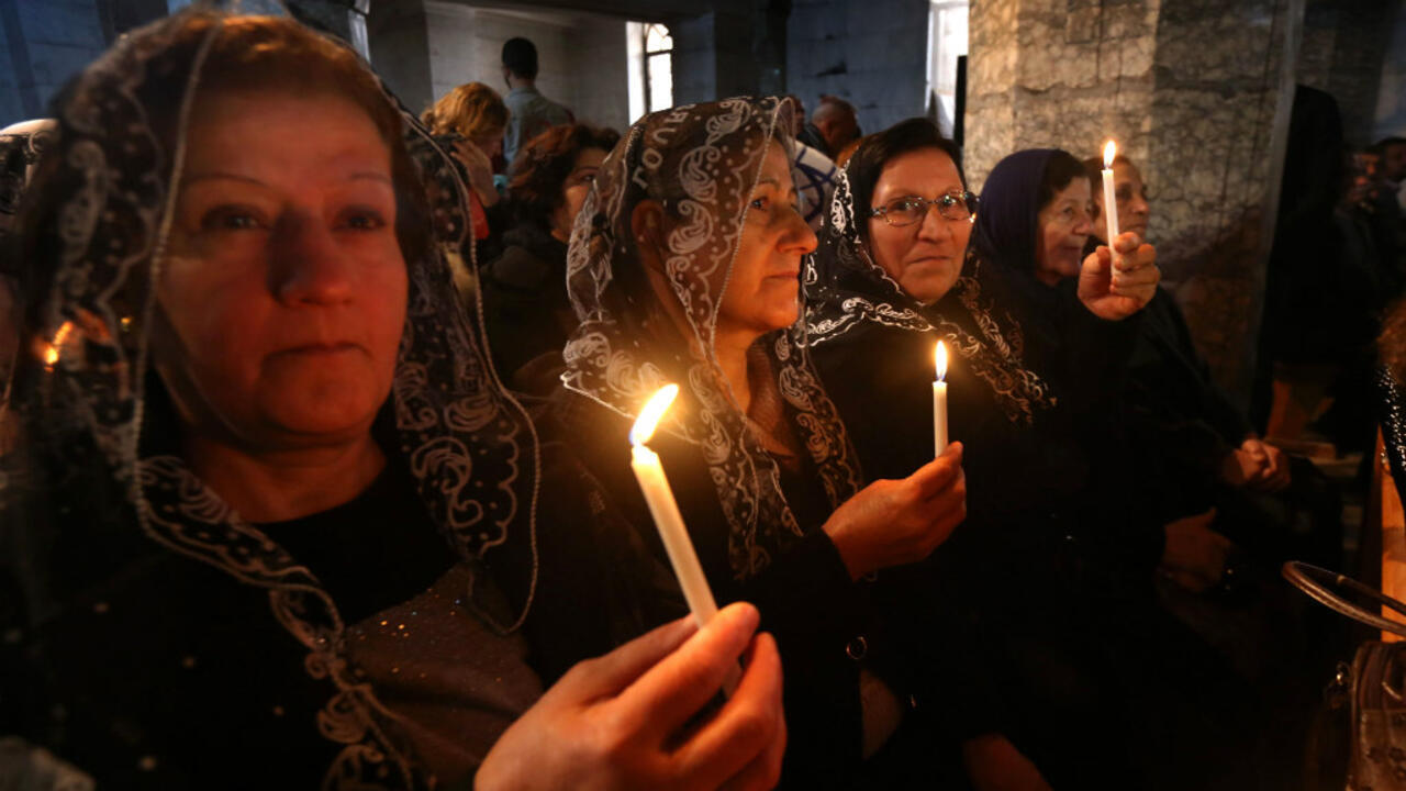 Iraqi Christians celebrate Christmas in town freed from IS group