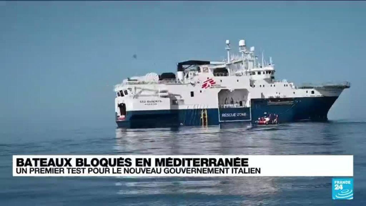 Bateaux de migrants bloqués en Méditerranée : un premier test pour le ...