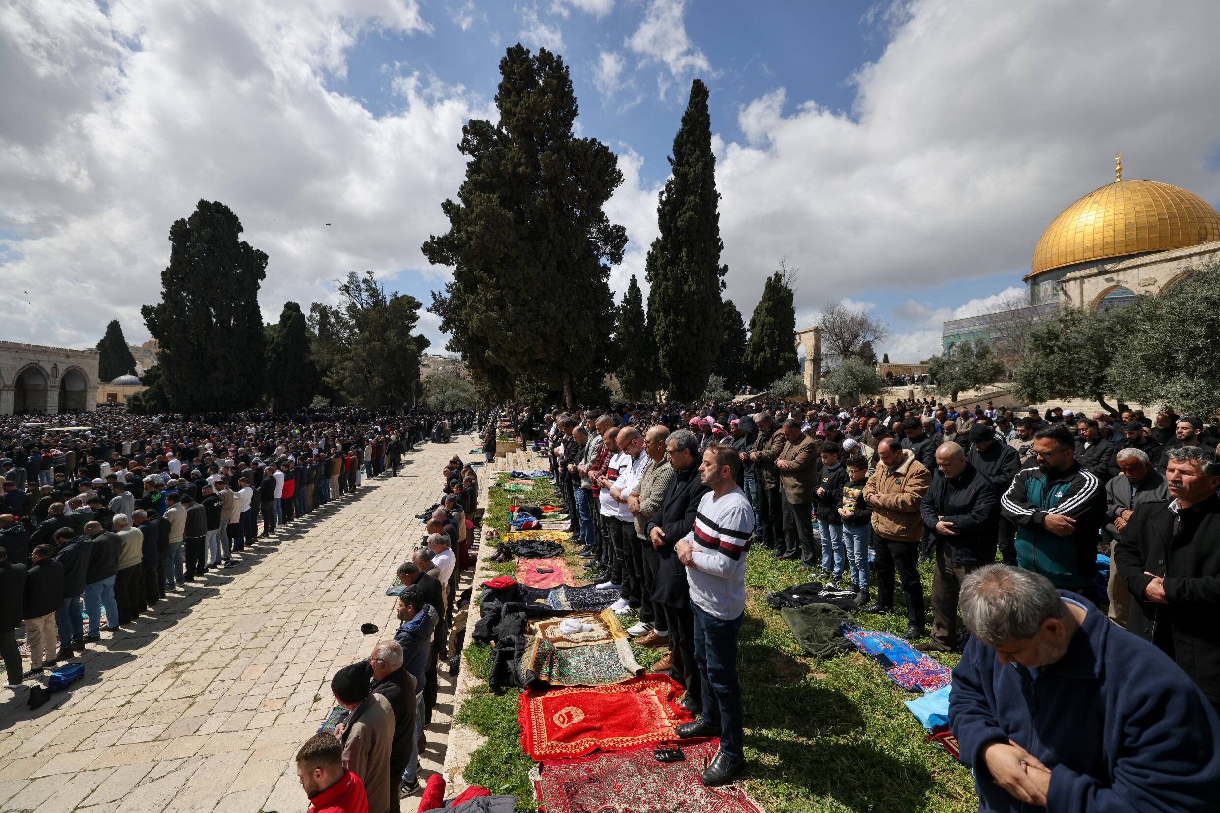 Ramadan prayer at Jerusalem's Al-Aqsa under the shadow of Gaza war