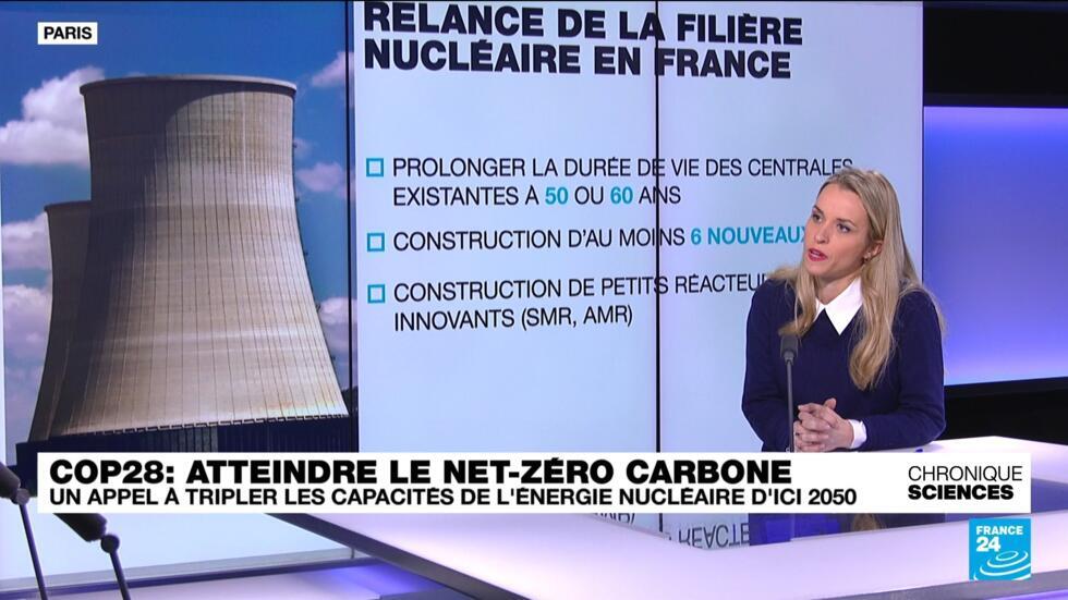 À la COP28, un appel à tripler les capacités de l'énergie nucléaire d'ici 2050 - Sciences
