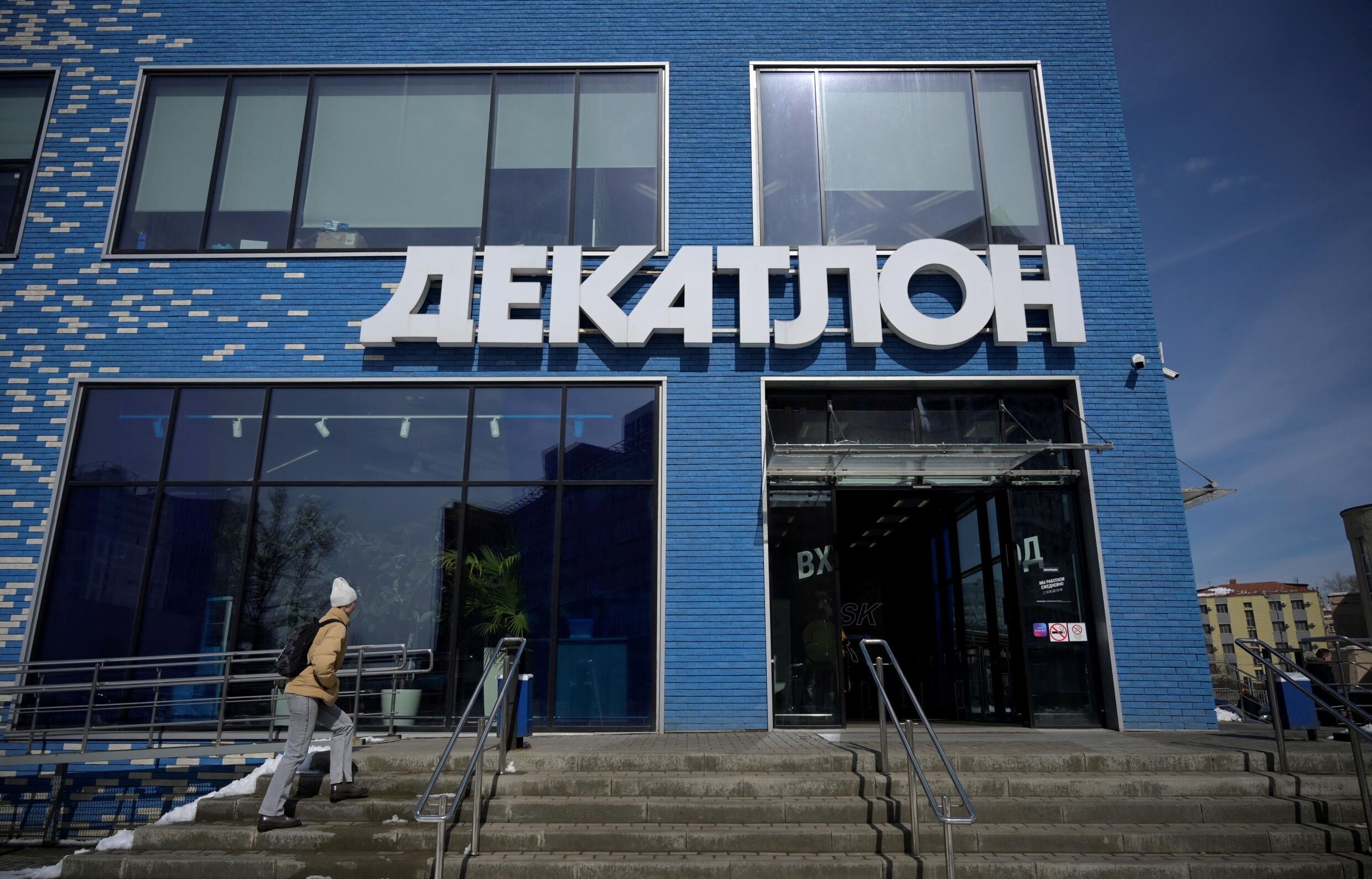 French retailer Decathlon still selling in Russia despite official ...