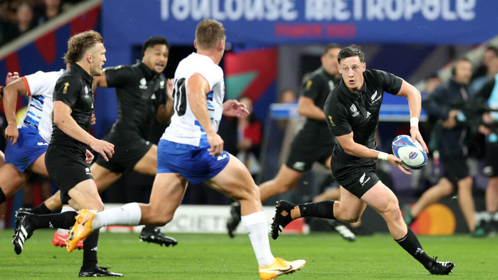 Rugby All Blacks Scrum