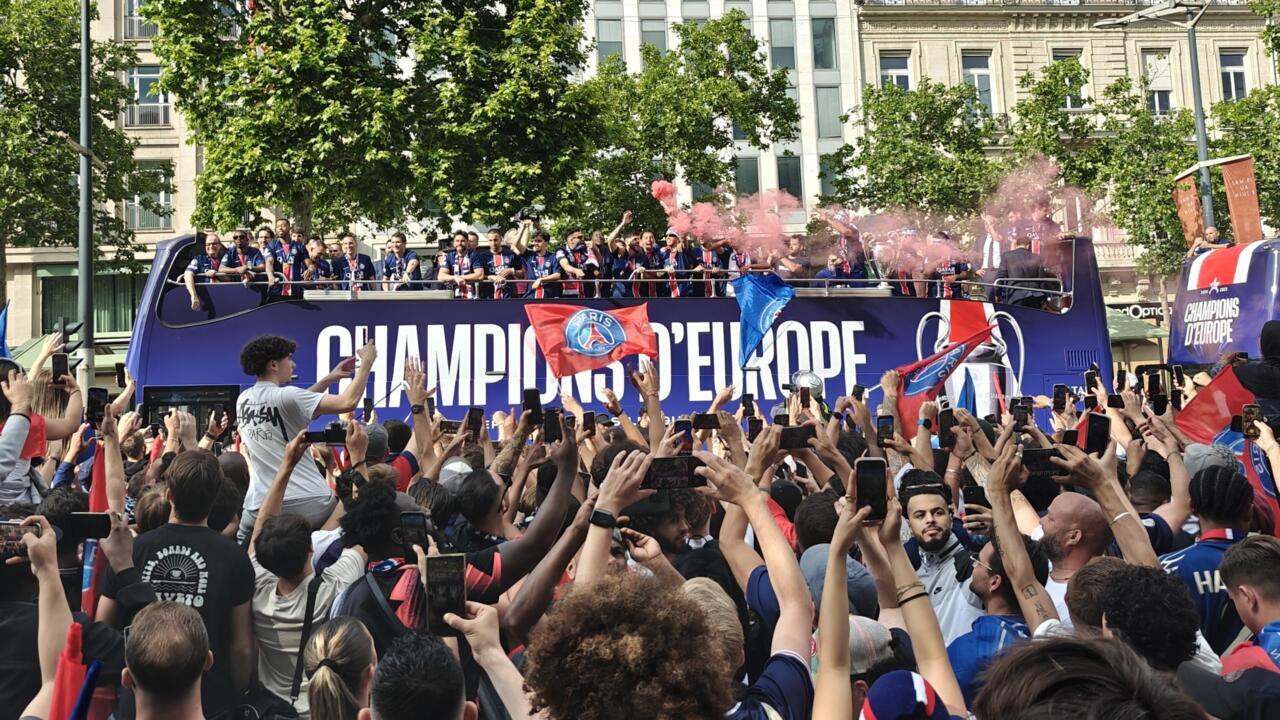 Desfile del PSG en los Campos Elíseos: "¡Una locura total!"