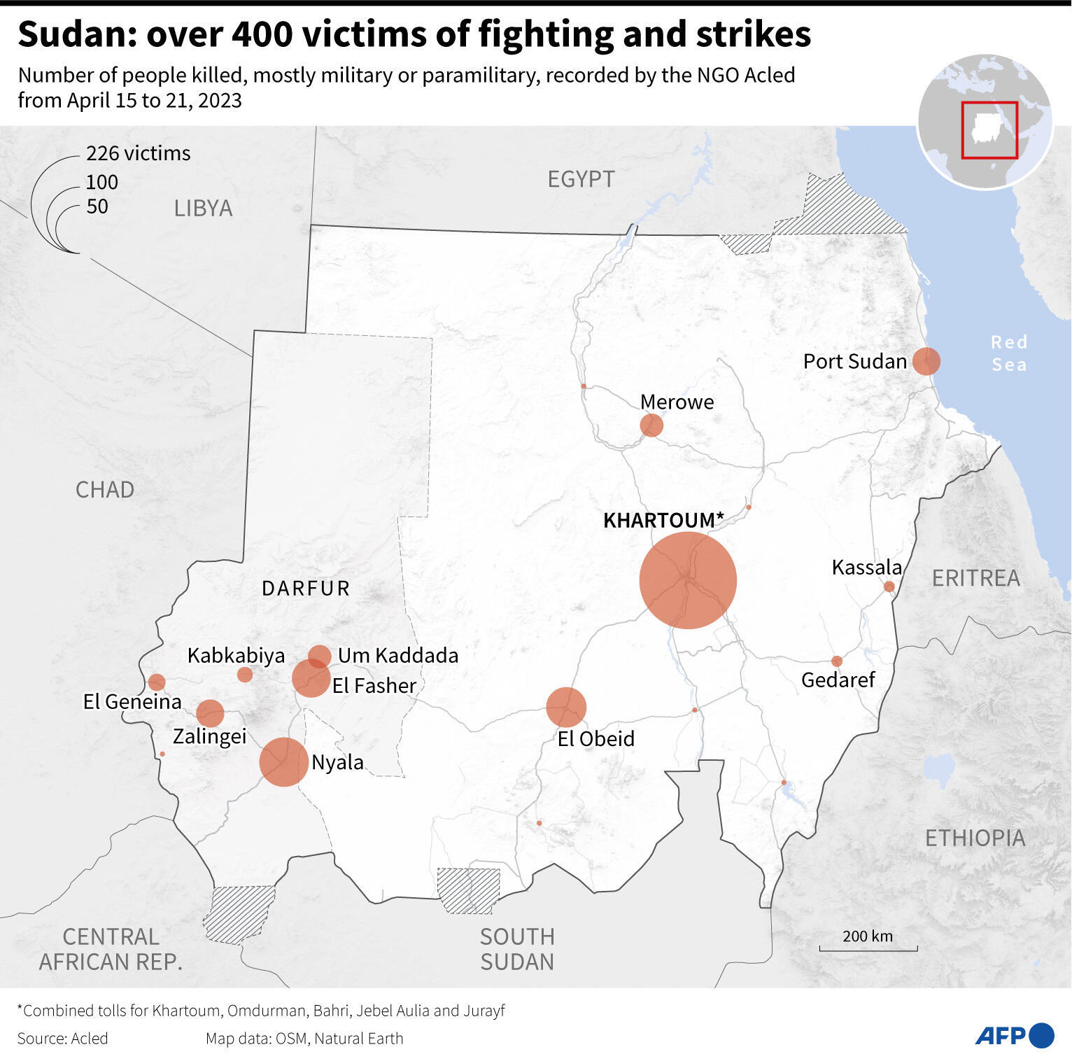 Sudan fighting enters third week as UN says country collapsing