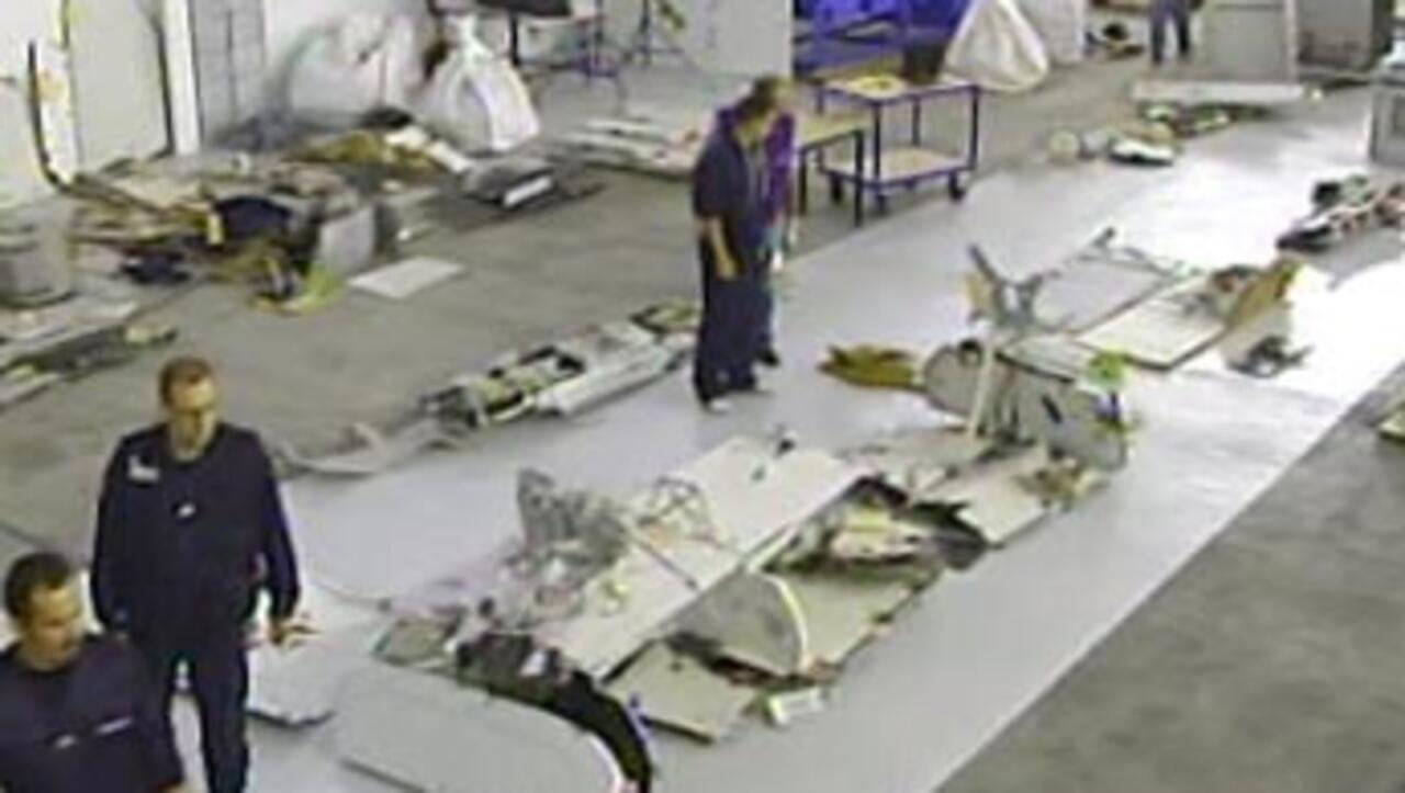 Investigators piece together wreckage from doomed Air France jet