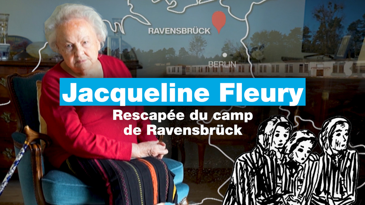 Jacqueline Fleury, rescapée du camp de concentration nazi de ...
