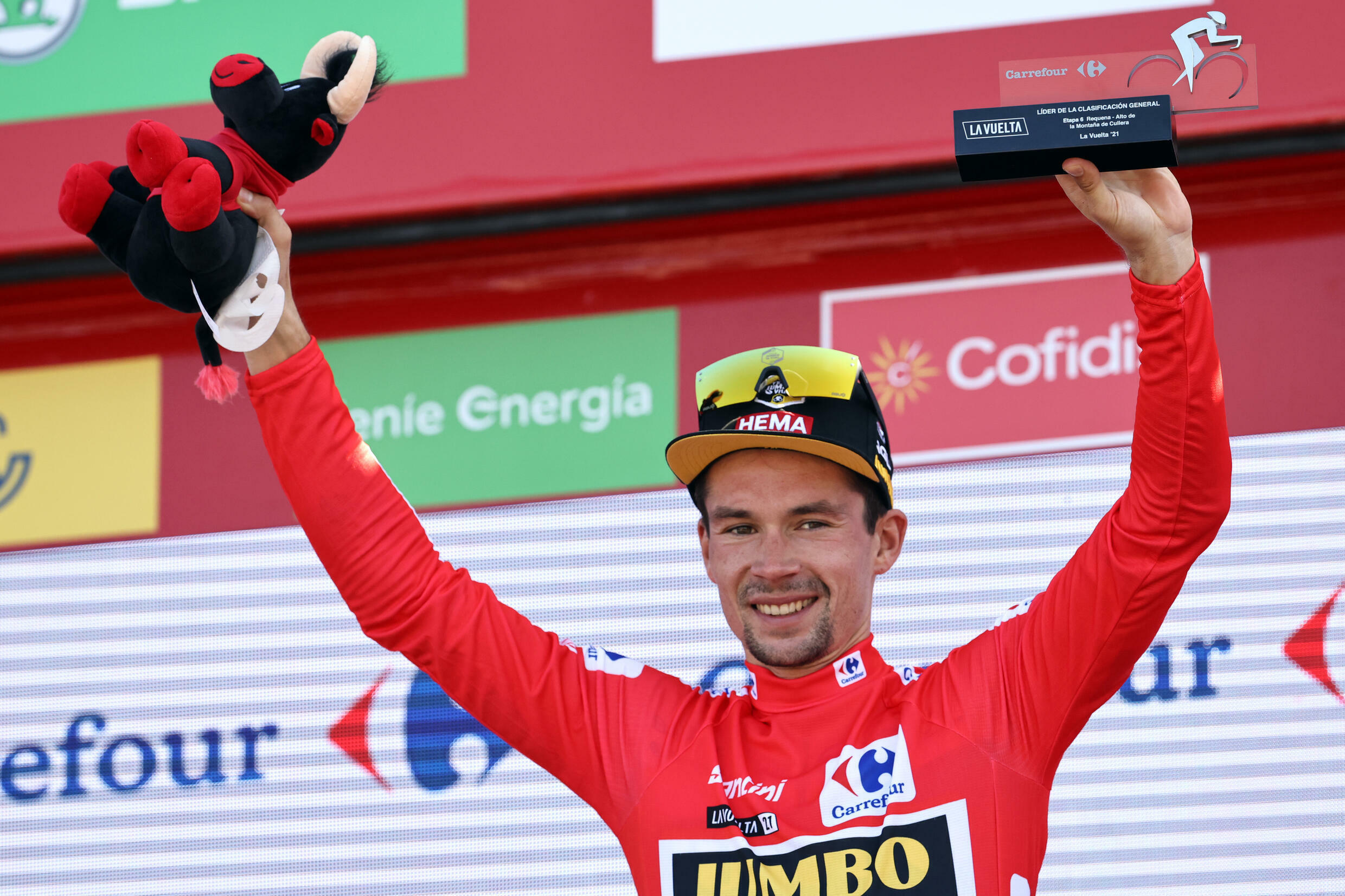 King of the castle Roglic back in red after Vuelta summit scramble ...