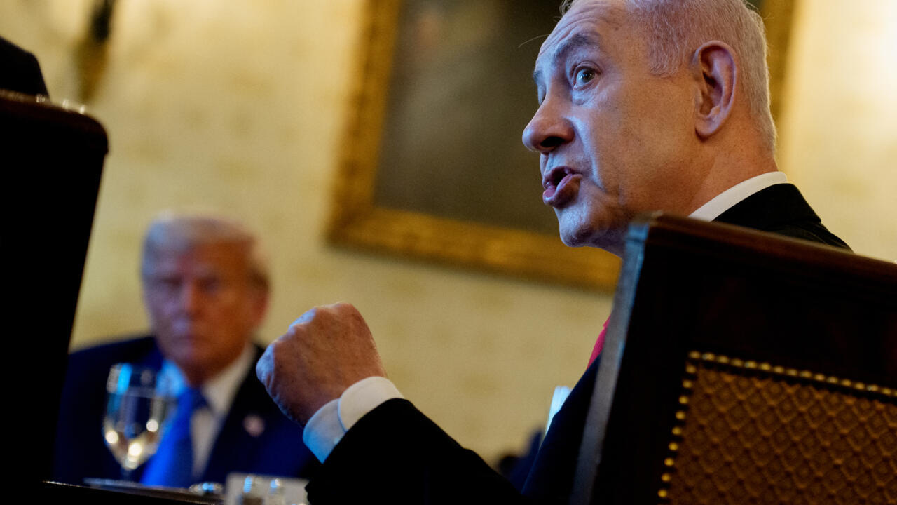 Trump, Netanyahu tout possible Gaza ceasefire, dodge two-state solution ...