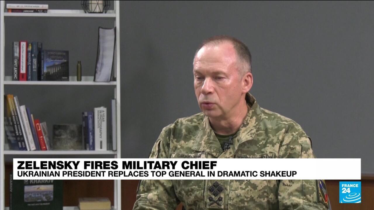 Ukraine's president replaces top general to shake up deadlocked war ...
