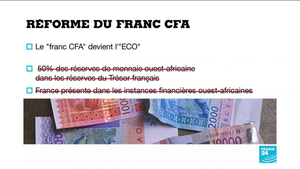À Abidjan, Emmanuel Macron annonce la fin du franc CFA et condamne à ...