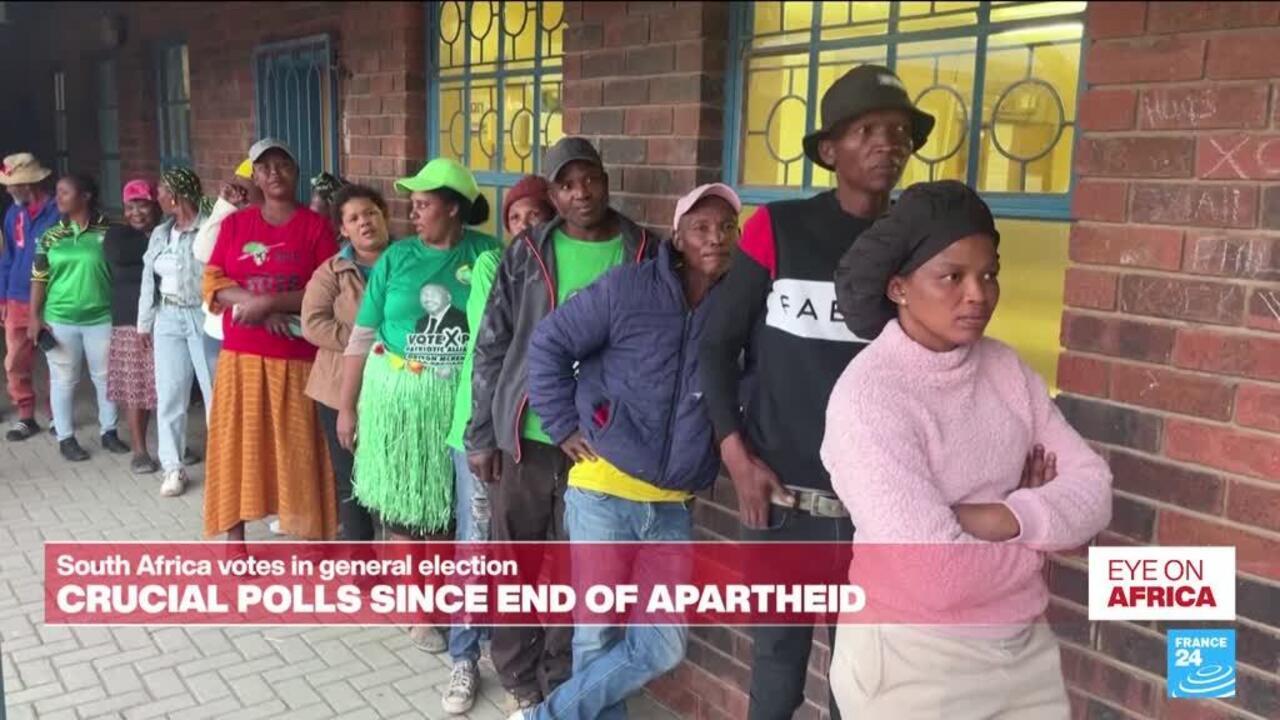 South Africa votes in most crucial election since end of apartheid ...