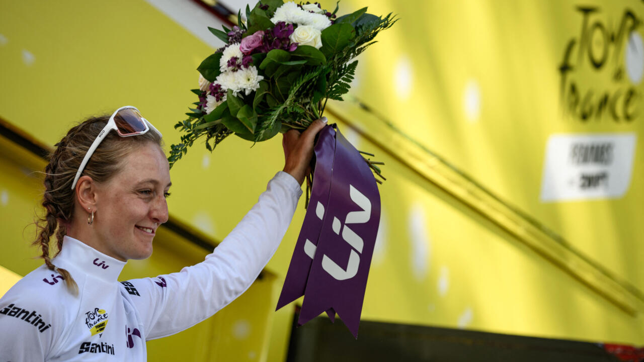 La Française Cédrine Kerbaol, meilleure jeune du Tour de France, veut ...