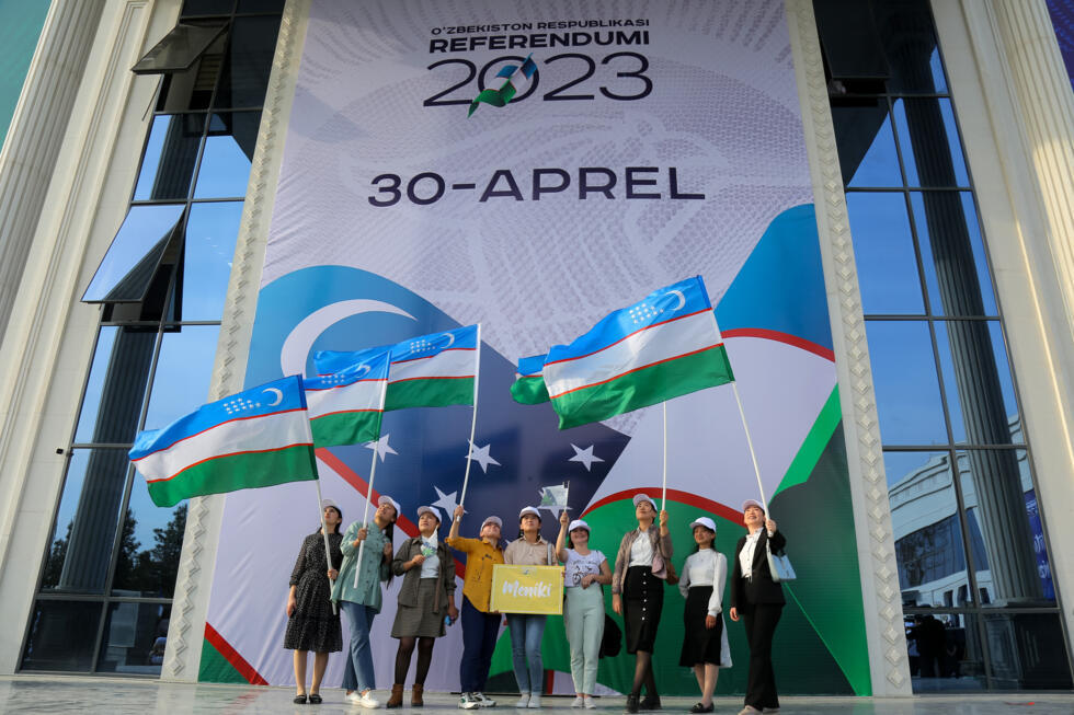 Uzbekistan tries to garner backing for controversial vote