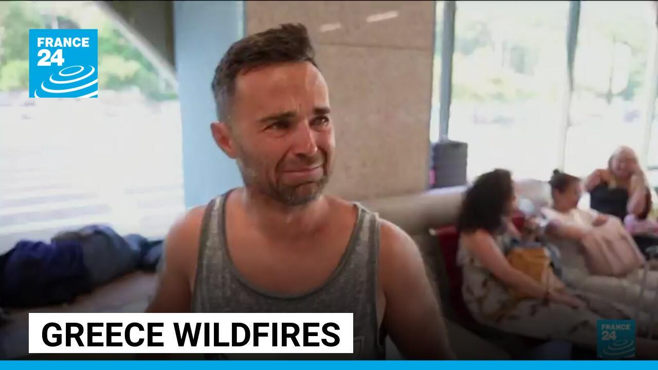 Some 82 wildfires across Greece, the worst fire has been burning on the ...