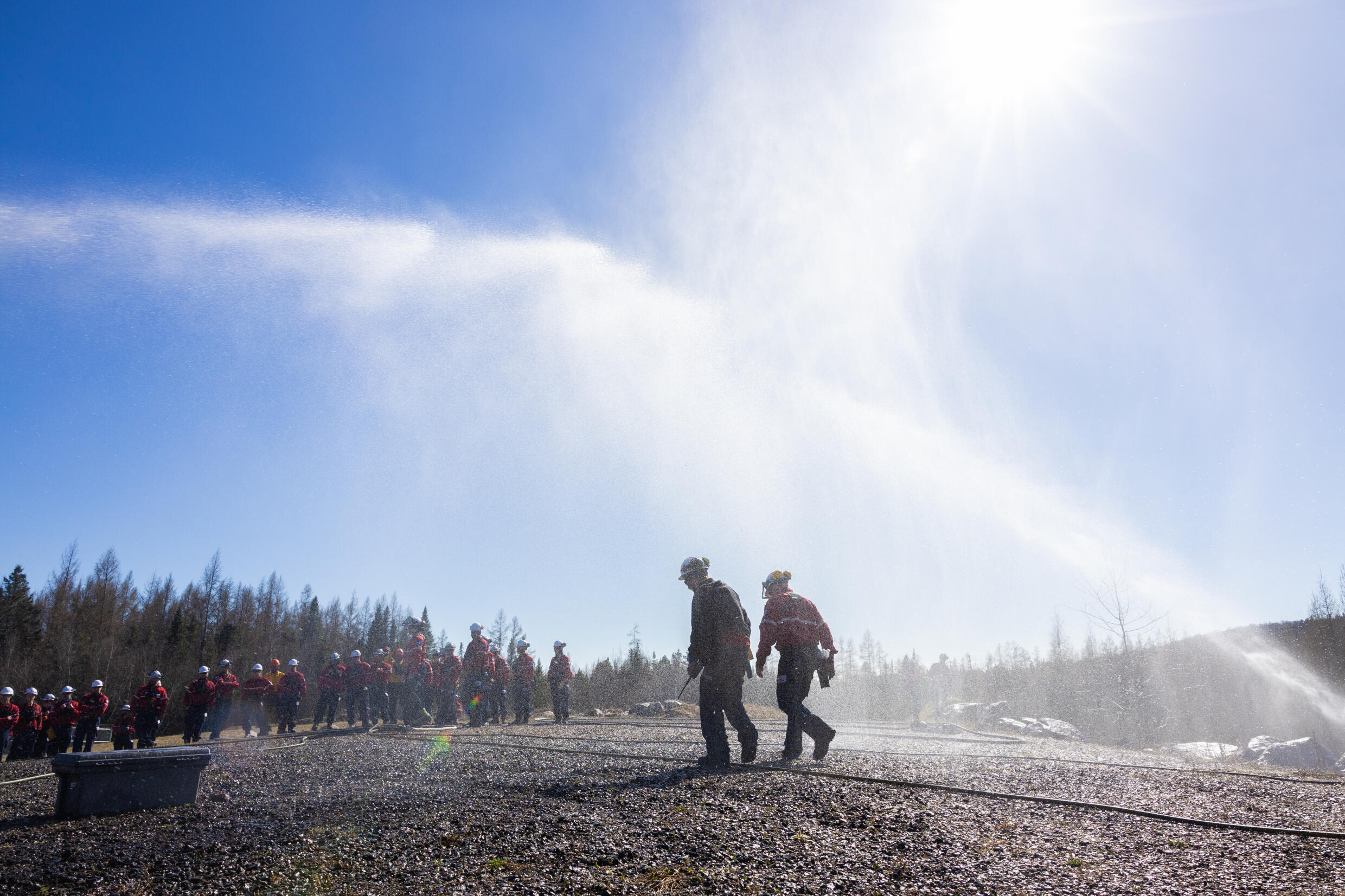 New Canadian firefighters train for brutal fire season