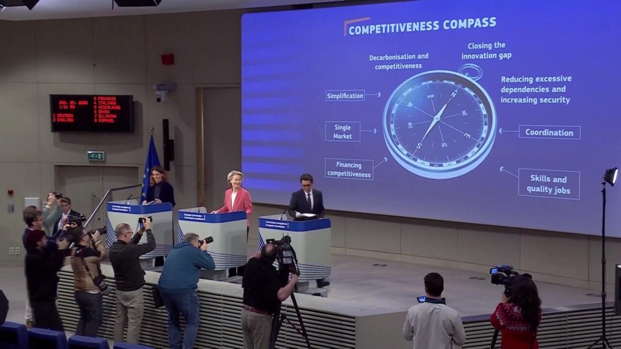 EU unveils 'Competitiveness Compass' to cut red tape and spur ...
