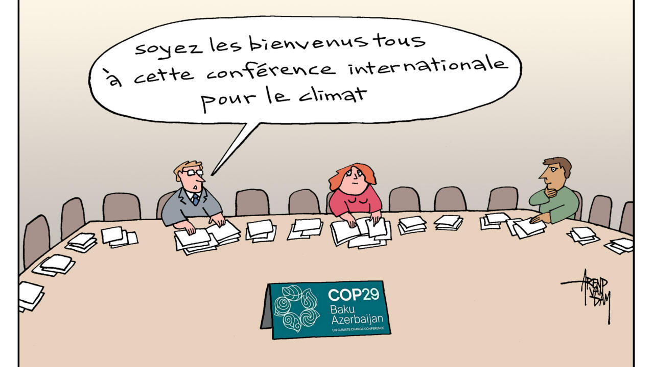 L'actu en dessin : la COP 29 s'ouvre dans un climat tendu - France 24