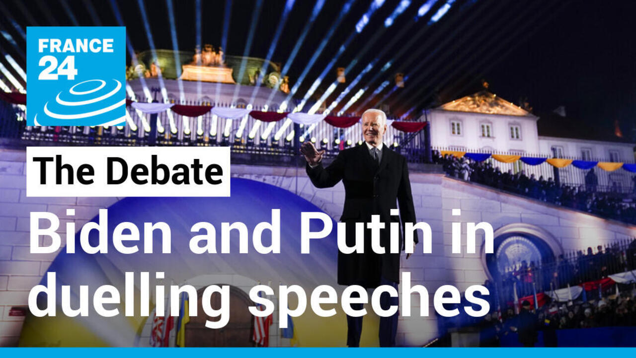 Superpower showdown: Biden and Putin in duelling Ukraine anniversary ...