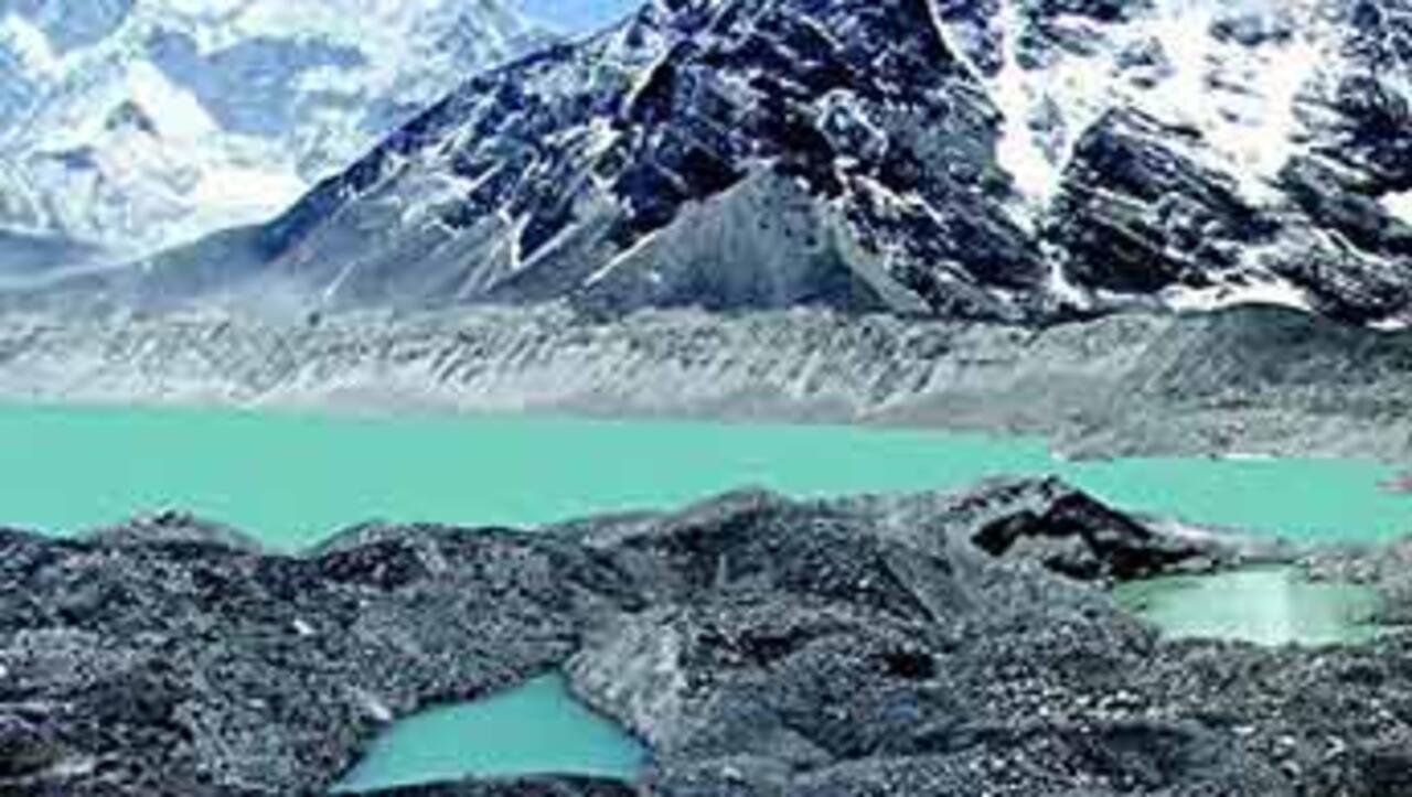 Himalayan glaciers threatened by climate change