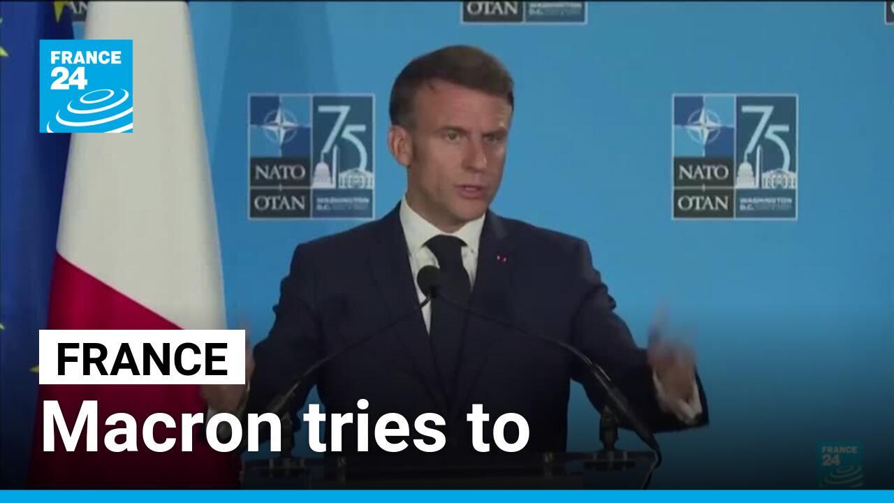 Macron tries to reassure NATO allies despite French political limbo ...