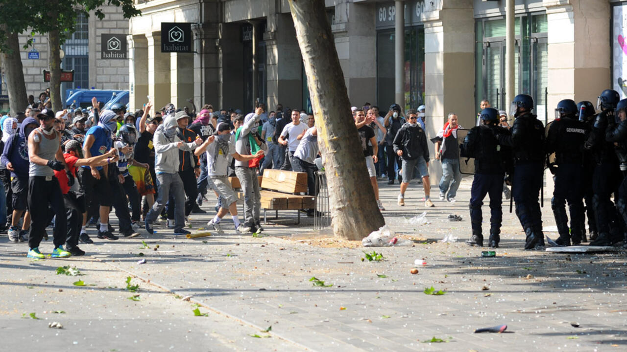 In pictures: Youths clash with police at banned Gaza protest