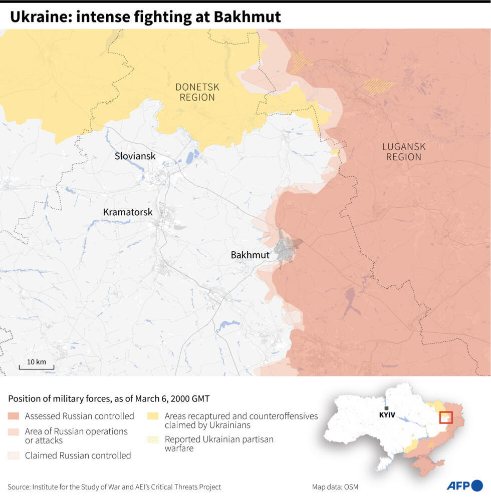 Russia vows to capture Bakhmut, push further into Ukraine