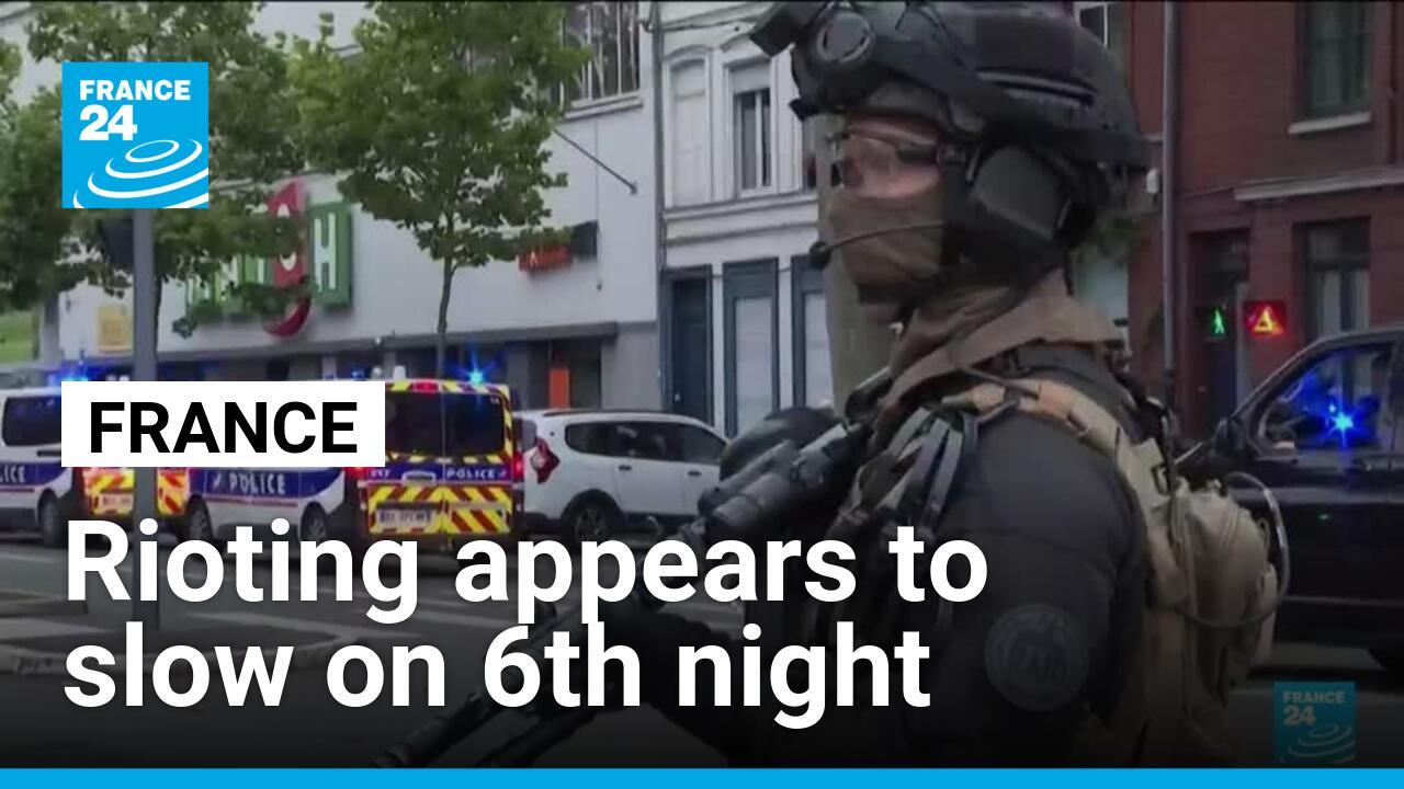 French rioting appears to slow on 6th night after teen's death in Paris ...