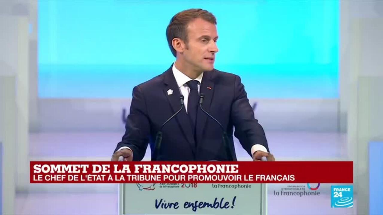 Le discours d'Emmanuel Macron au sommet de la Francophonie - France 24