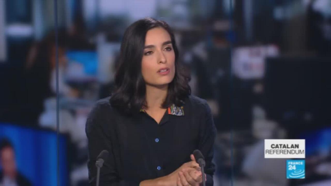 Thousands rally for Spanish unity in Barcelona - France 24