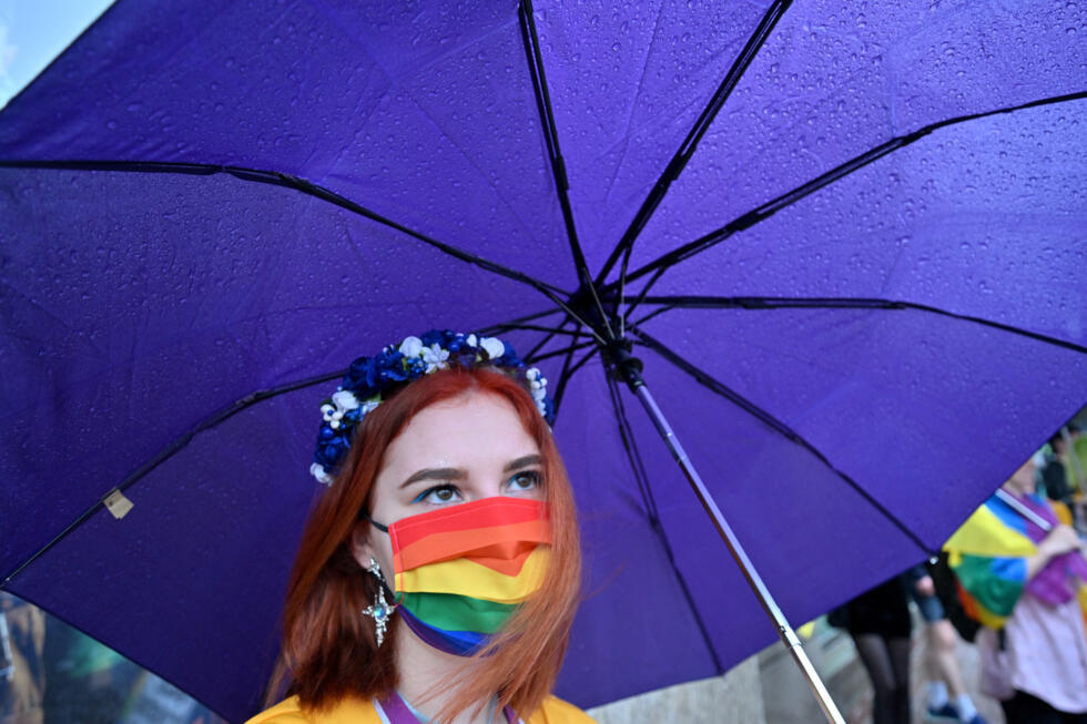 Hundreds gather in Kyiv for war-shrouded Pride march