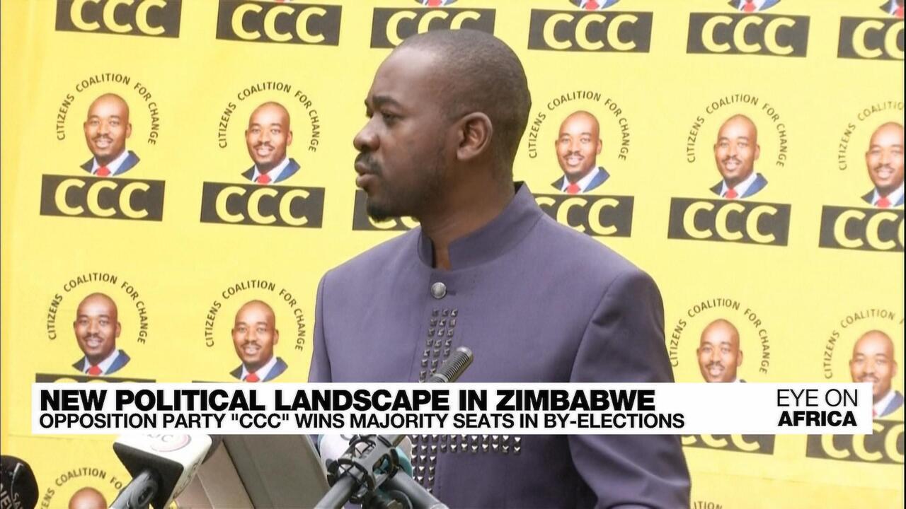 Zimbabwe's new opposition party CCC wins majority of seats in by ...