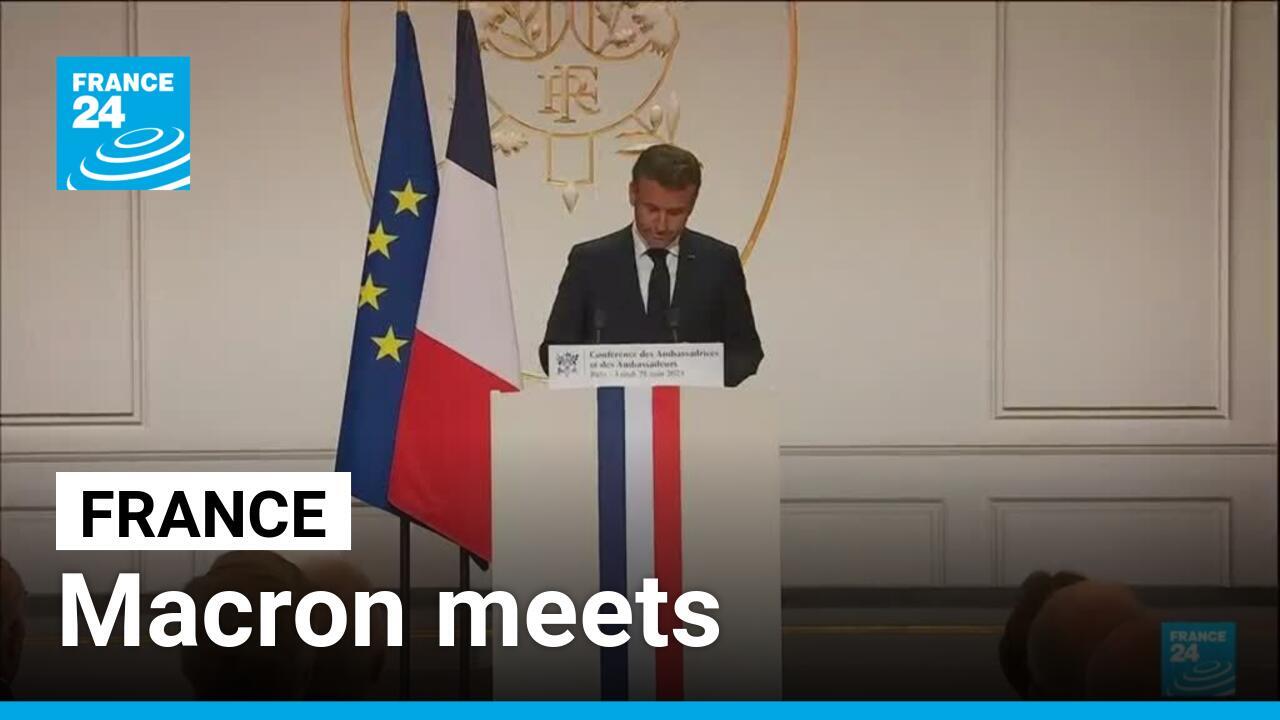 Macron meets opposition party chiefs for 'frank and direct discussion ...