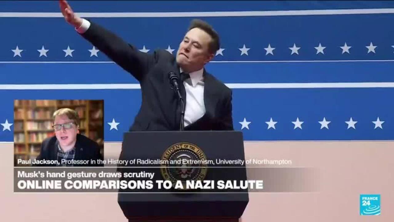 Musk's gesture "very much a fascist salute" driven by attention ...