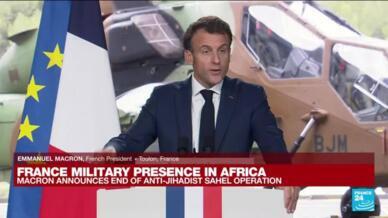 Replay: Macron unveils France’s military strategy through the end of ...