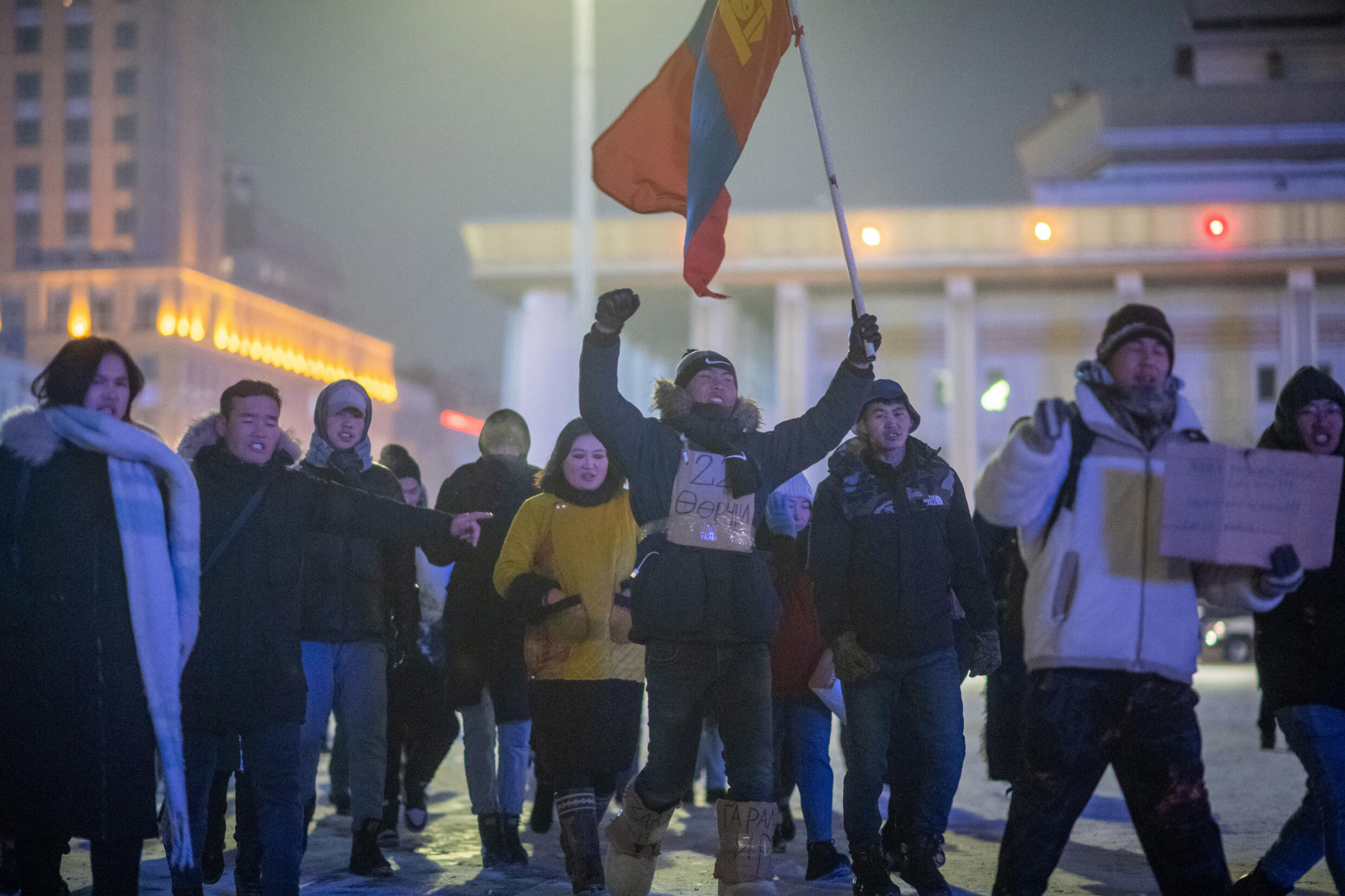 Mongolians brave freezing nights in fight for justice