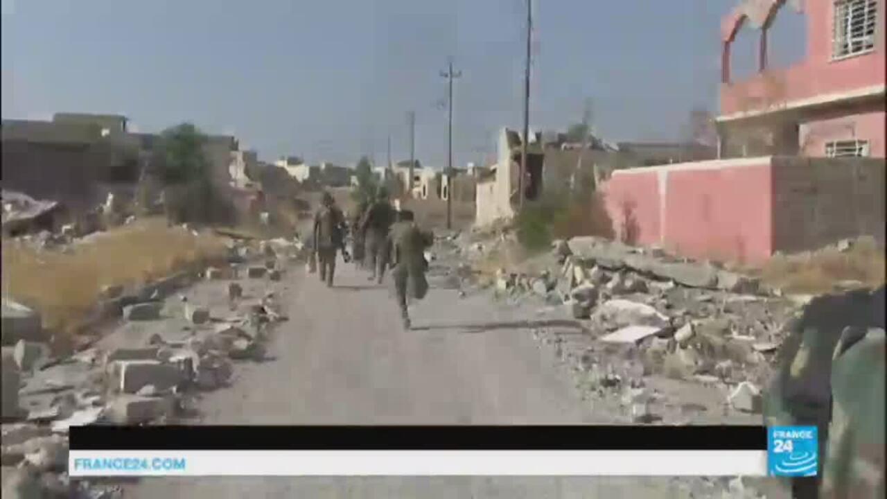 Irak : entrée des troupes peshmerga dans la ville de Bashiqa - France 24