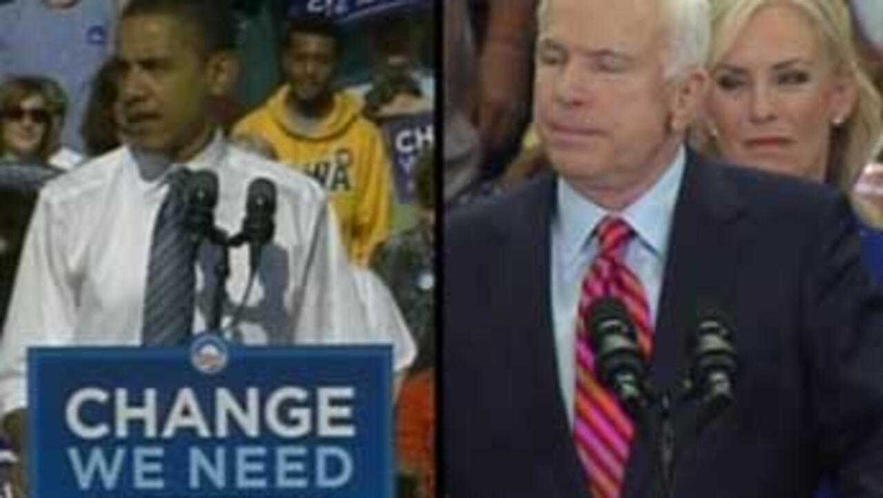 McCain, Obama in final pre-election throes