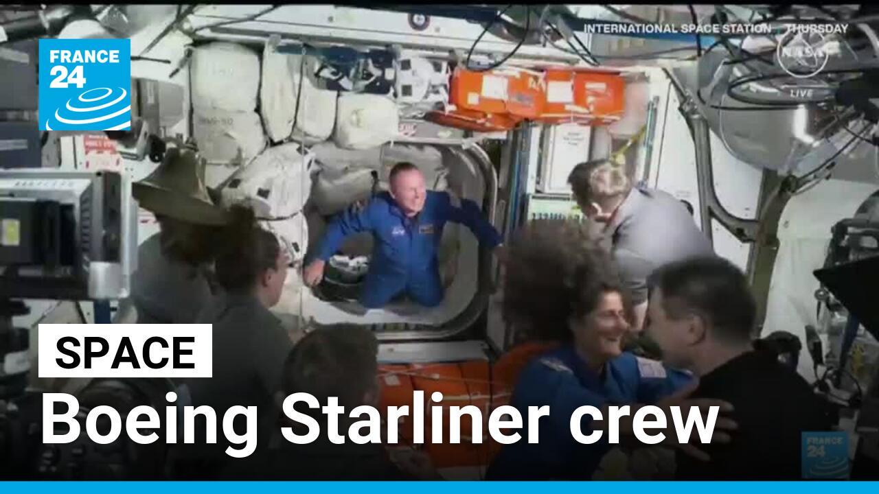 Boeing Starliner crew aboard ISS after challenging docking - France 24