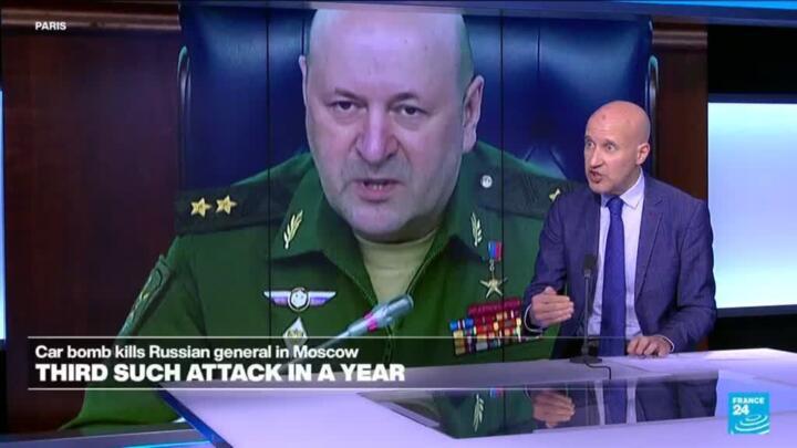 A car bomb in Moscow kills Russian general, Ukraine suspected - France 24
