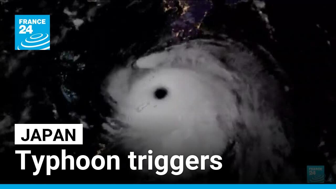 Typhoon Shanshan drenches Japan, prompting landslide and flood alerts ...