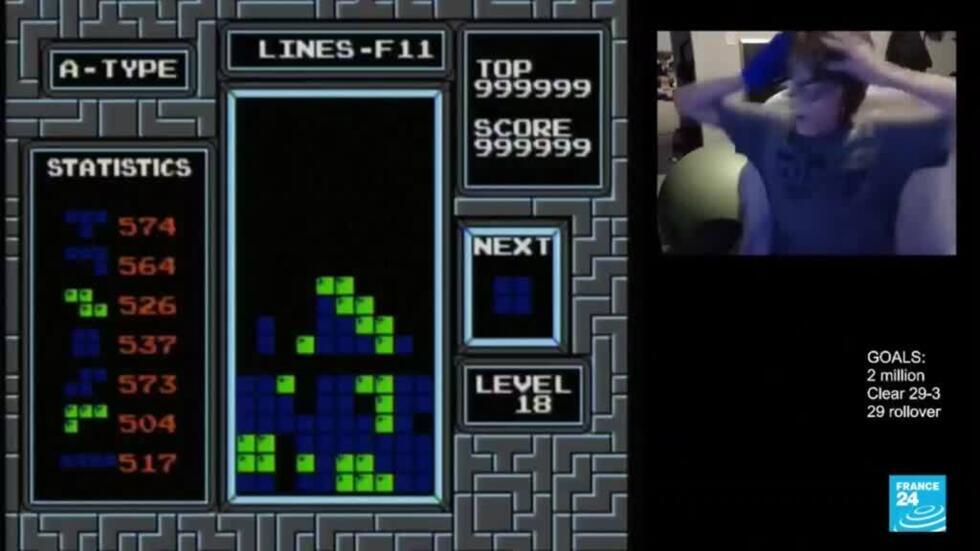 Willis Gibson, el primer humano en ganar contra ‘Tetris’ - France 24